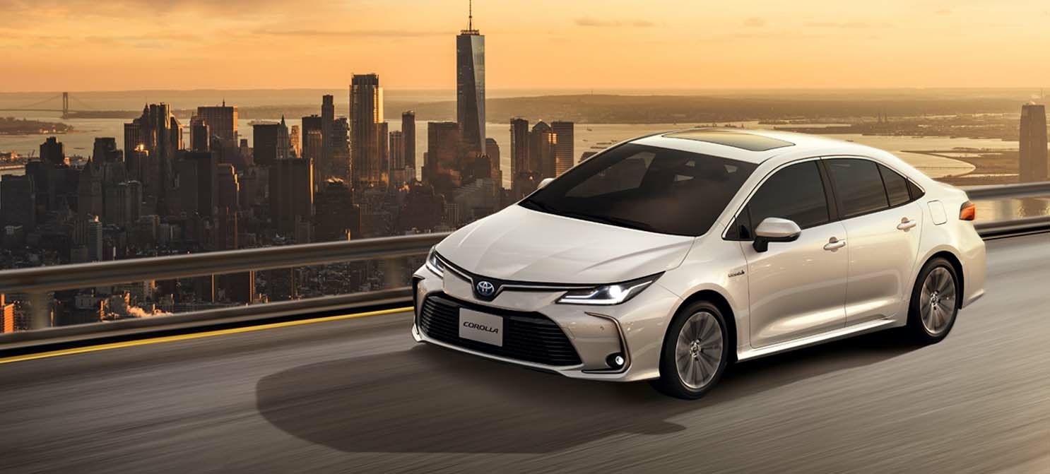 Toyota - Yaris, Corolla, Corolla Cross, Hilux, RAV4, SW4, Camry e Prius.